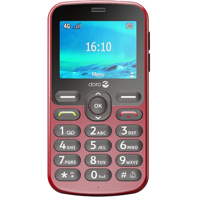 Doro 1881 - 4G matkapuhelin - Punainen (käytetty) - greendata.fi